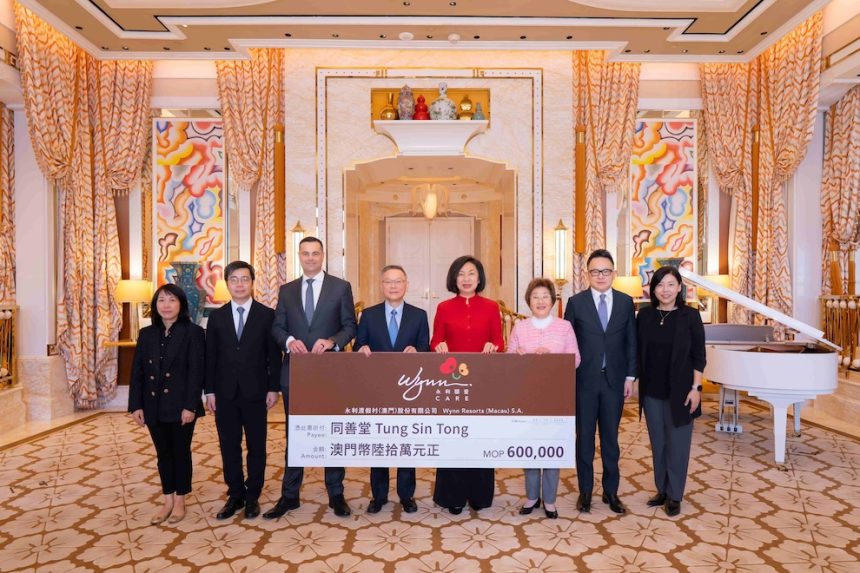Wynn Macau Ltd donates US$97k to Tung Sin Tong, continues offering ...